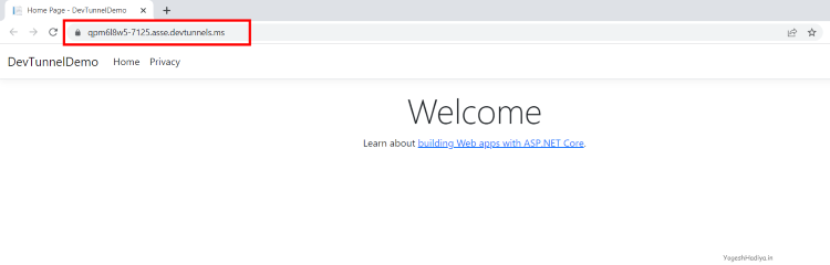 Debug .NET Core Project In Mobile Or Tablet Using Dev Tunnels